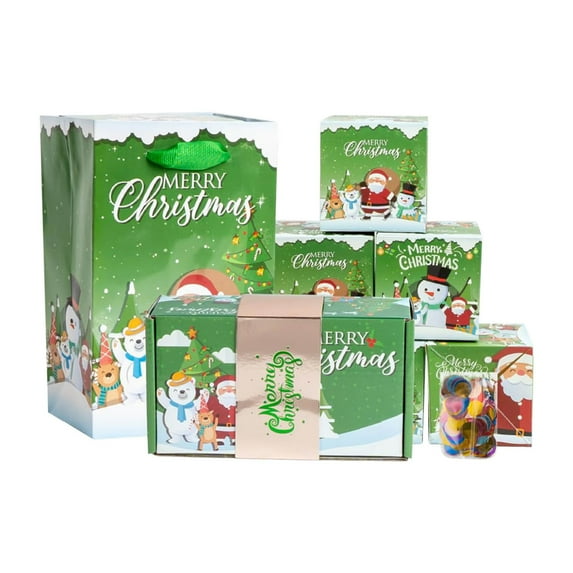 Christmas Surprise Gift Box Explosion for Money,Green Bouncing Money ...