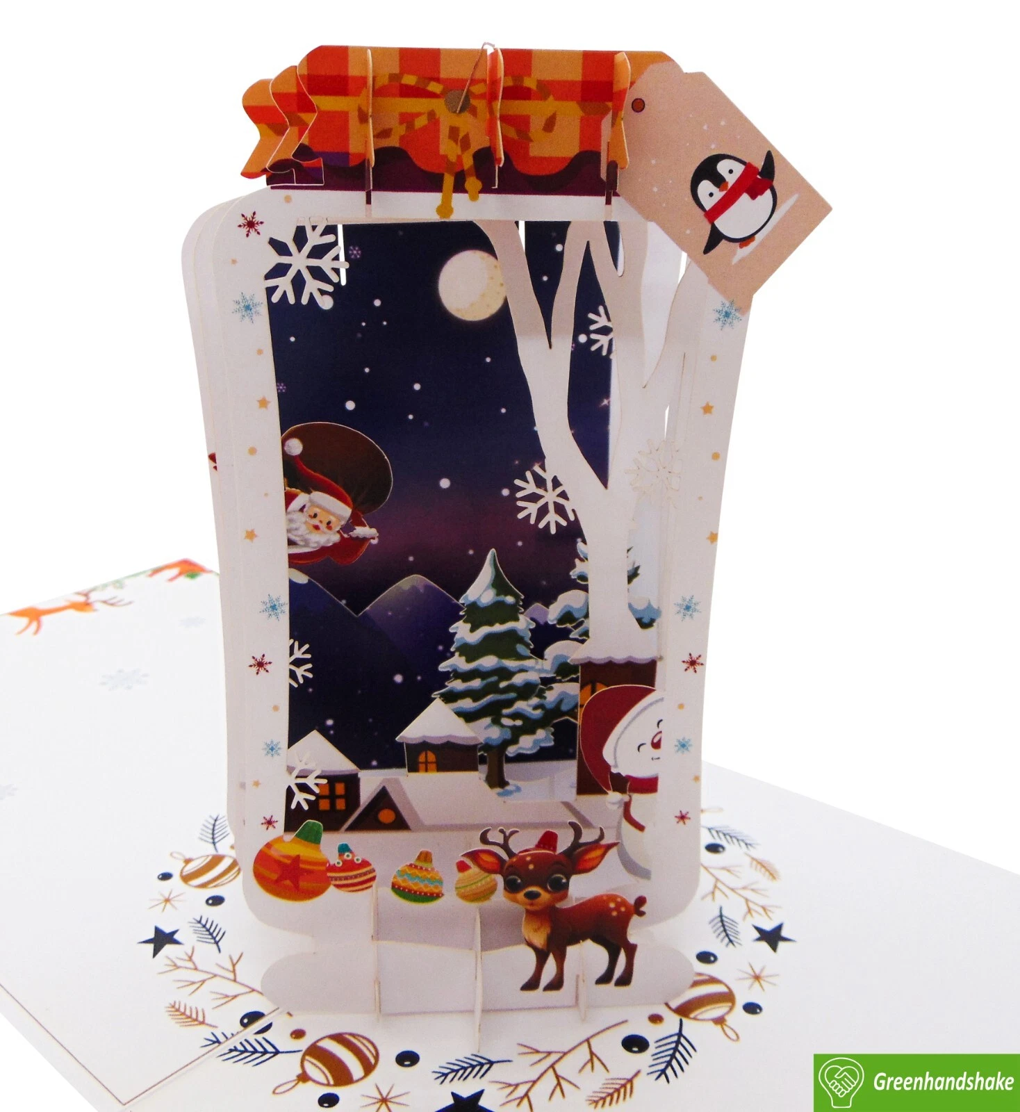Christmas Surprise Jar, Pop Up Card, 3D Popup Greeting Cards - Walmart.com