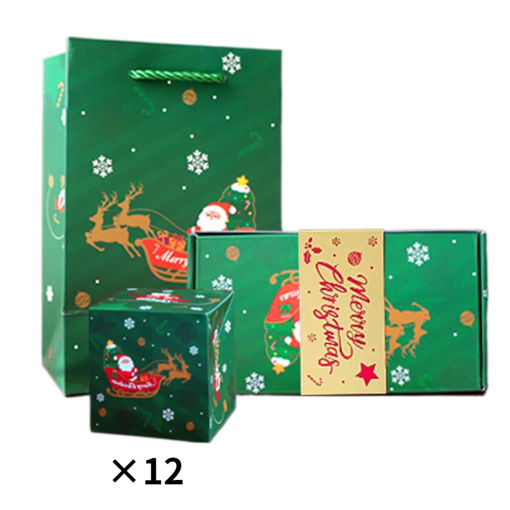Christmas Surprise Jumping Box, Christmas Folding Bounce Red Gift Box ...