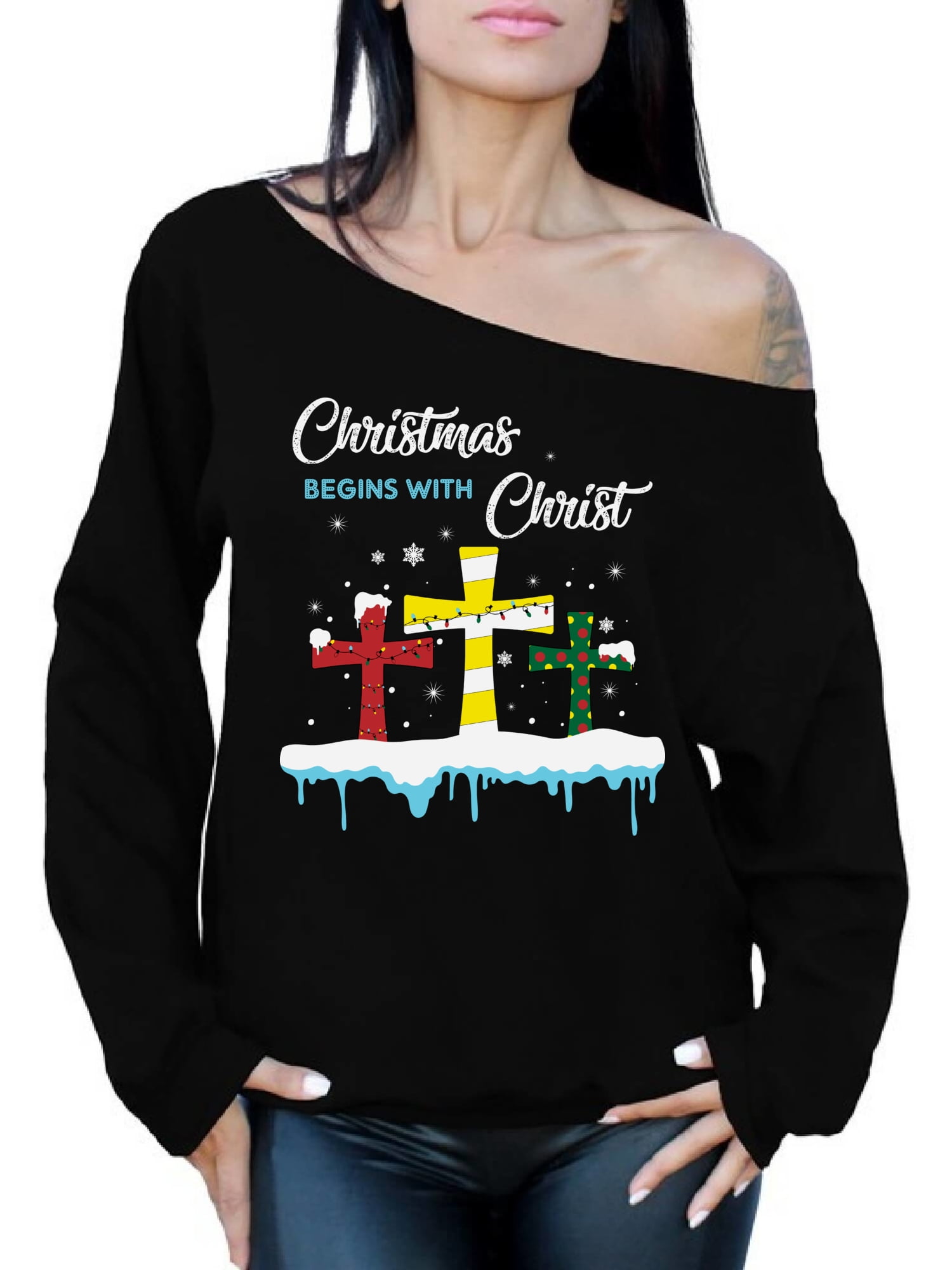Christmas Sweater for Her Jesus Christ Sweater Jesus Sweatshirt for ...