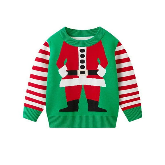 Christmas Sweater Kids Kid Christmas Pranks Sweaters Winter Warm Soft ...