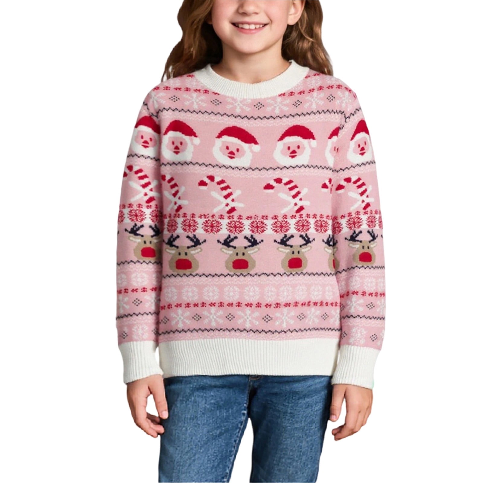 Reindeer Sweater Girl