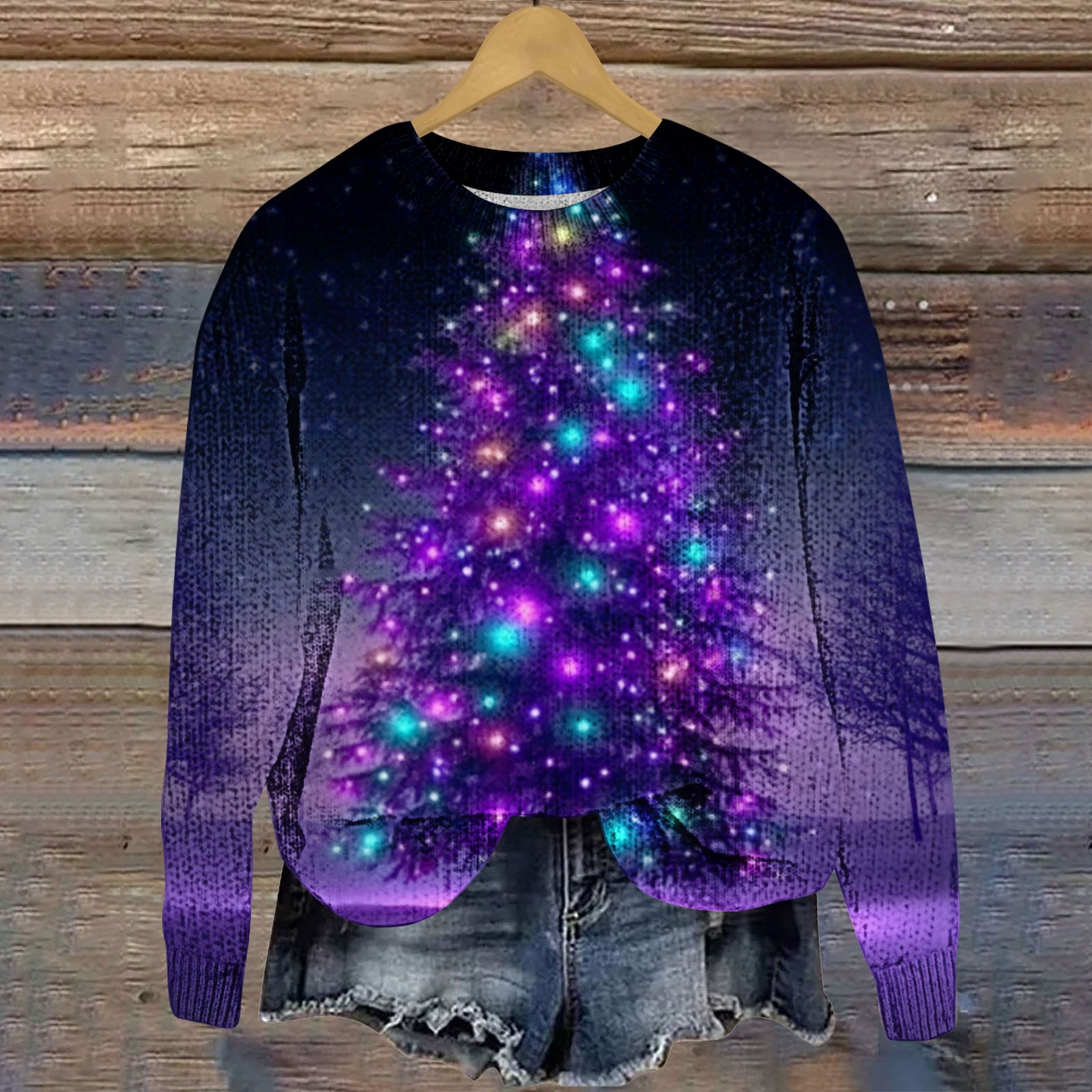 Christmas Sweaters Women Women's Sweaters Round Neck Long Sleeve ...