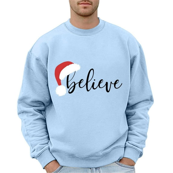 Christmas Sweatshirt Festive Graphic Crewneck Sweatshirt For – Holiday ...