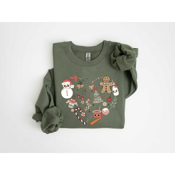 Christmas T-Shirt, Holiday Shirt Little Things Favorite Doodles ...