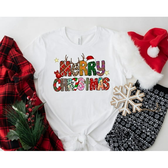 Christmas T-shirt, Christmas Lights Shirt, Christmas Family Top ...