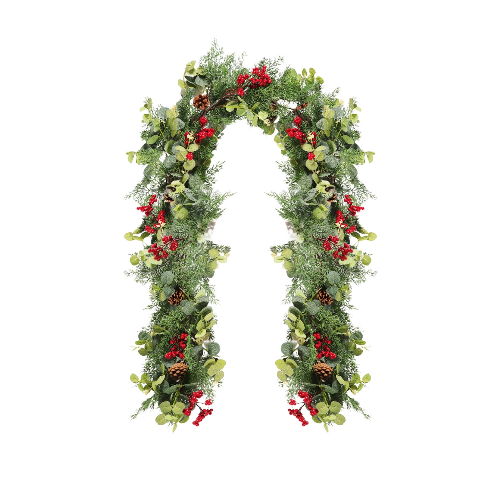 Christmas Table Decor Garland Artificial Ivy Wreath, Faux Ivy Leaves ...