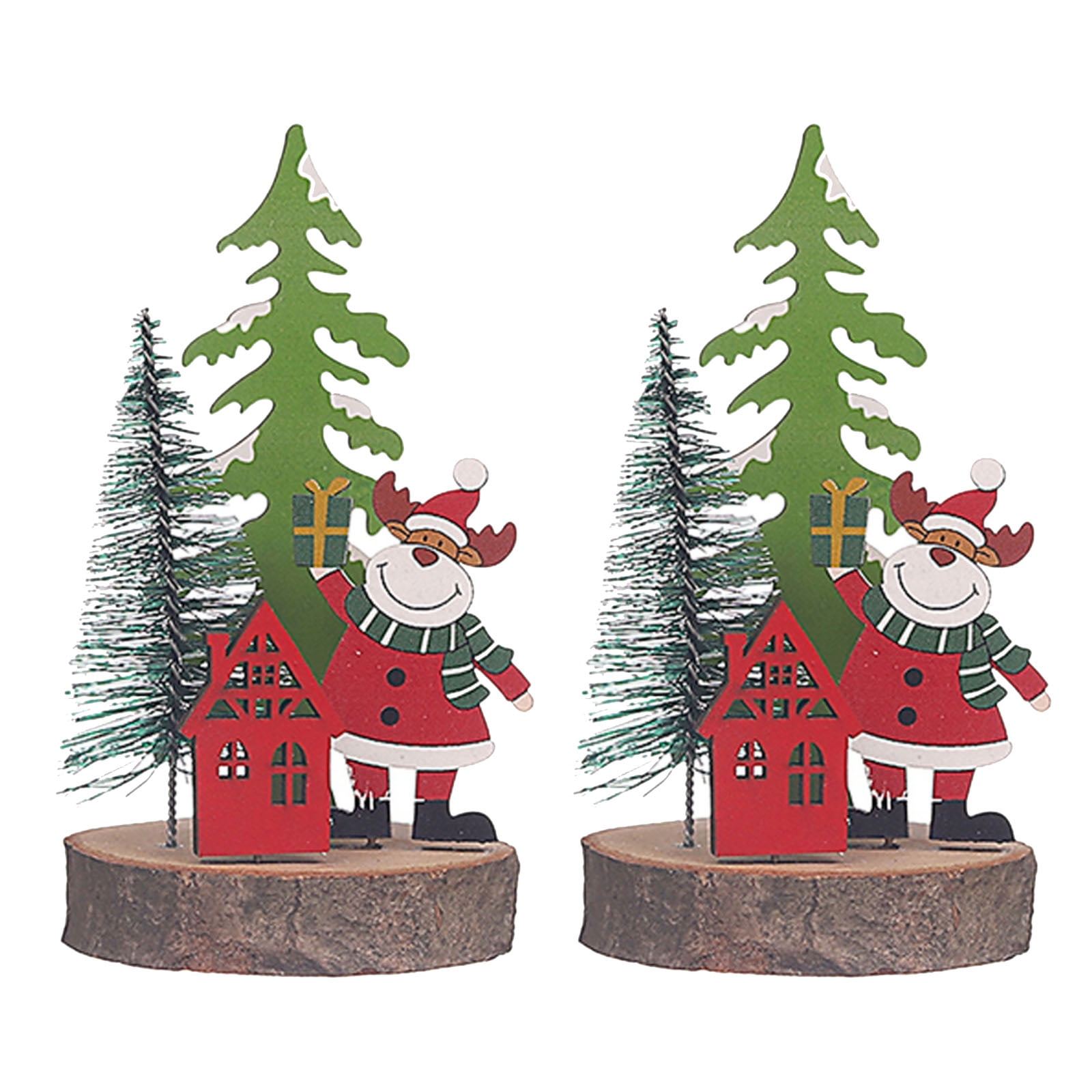 Christmas Table Decorations Wooden Santa Claus Snowman Table Top Sign christmas-table-decorations-wooden-santa-claus-snowman-table-top-sign