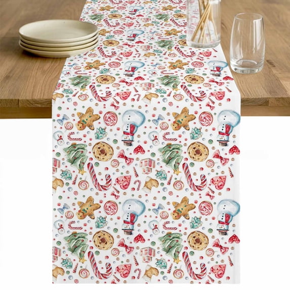 Christmas Table Runner 60 Inches Long Farmhouse Dress Scarves, Winter ...
