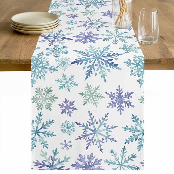 Christmas Table Runner 90 Inches Long Farmhouse Dress Scarves, Winter ...
