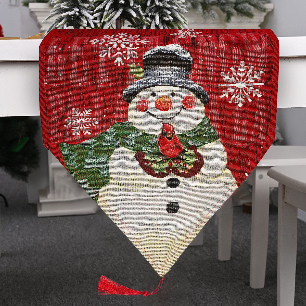 KOVOT LED Snow Christmas Holiday Decor Table Runner - Artificial Snow ...
