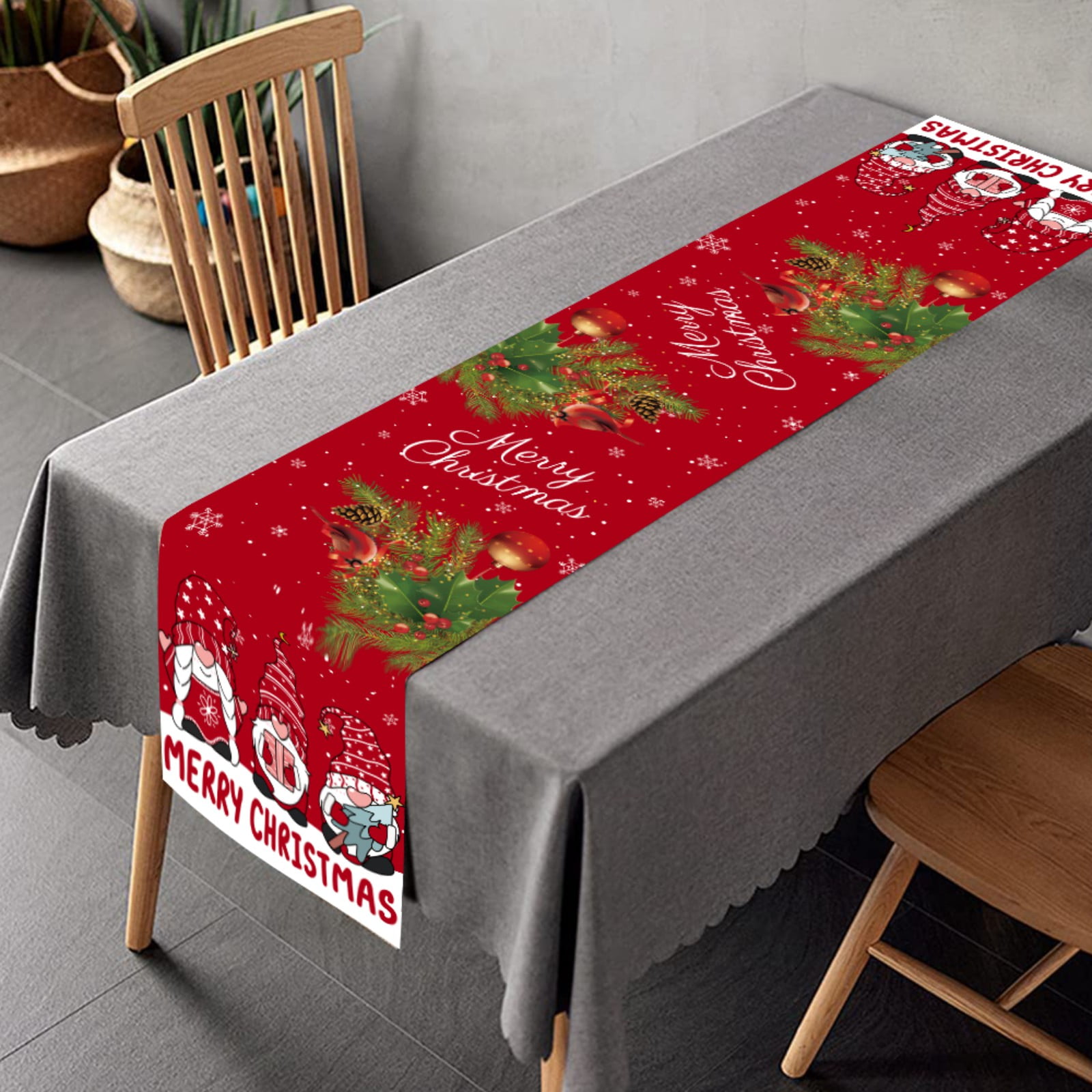 Christmas Table Runners 14 x 72 inches with Merry Christmas and ...