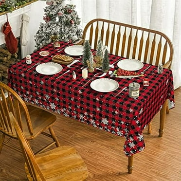 Country Farmhouse Plaid Buffalo Check Stain & Spill Proof Fabric ...