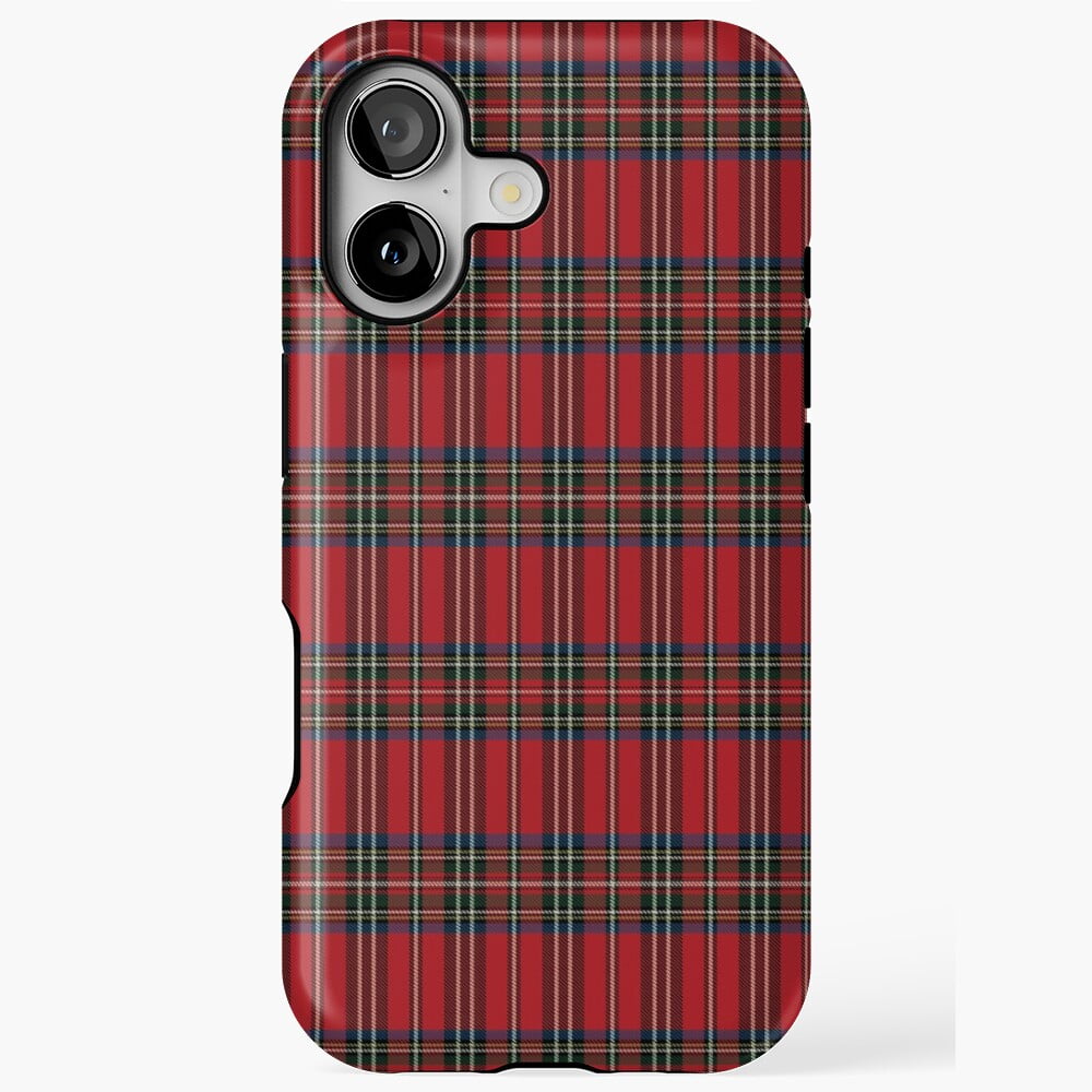 Christmas Tartan Plaid Red Green Pattern Holiday Case with iPhone 17 to ...