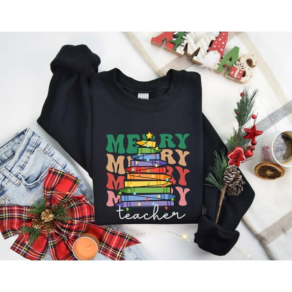 Christmas Teacher T-Shirt, Christmas Gift For Teacher, Teaching Tee ...
