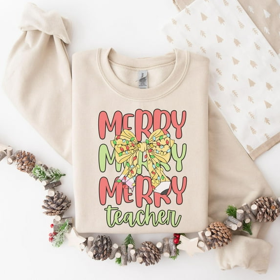Christmas Teacher T-Shirt, Christmas Teacher Shirt, Christmas Teacher ...