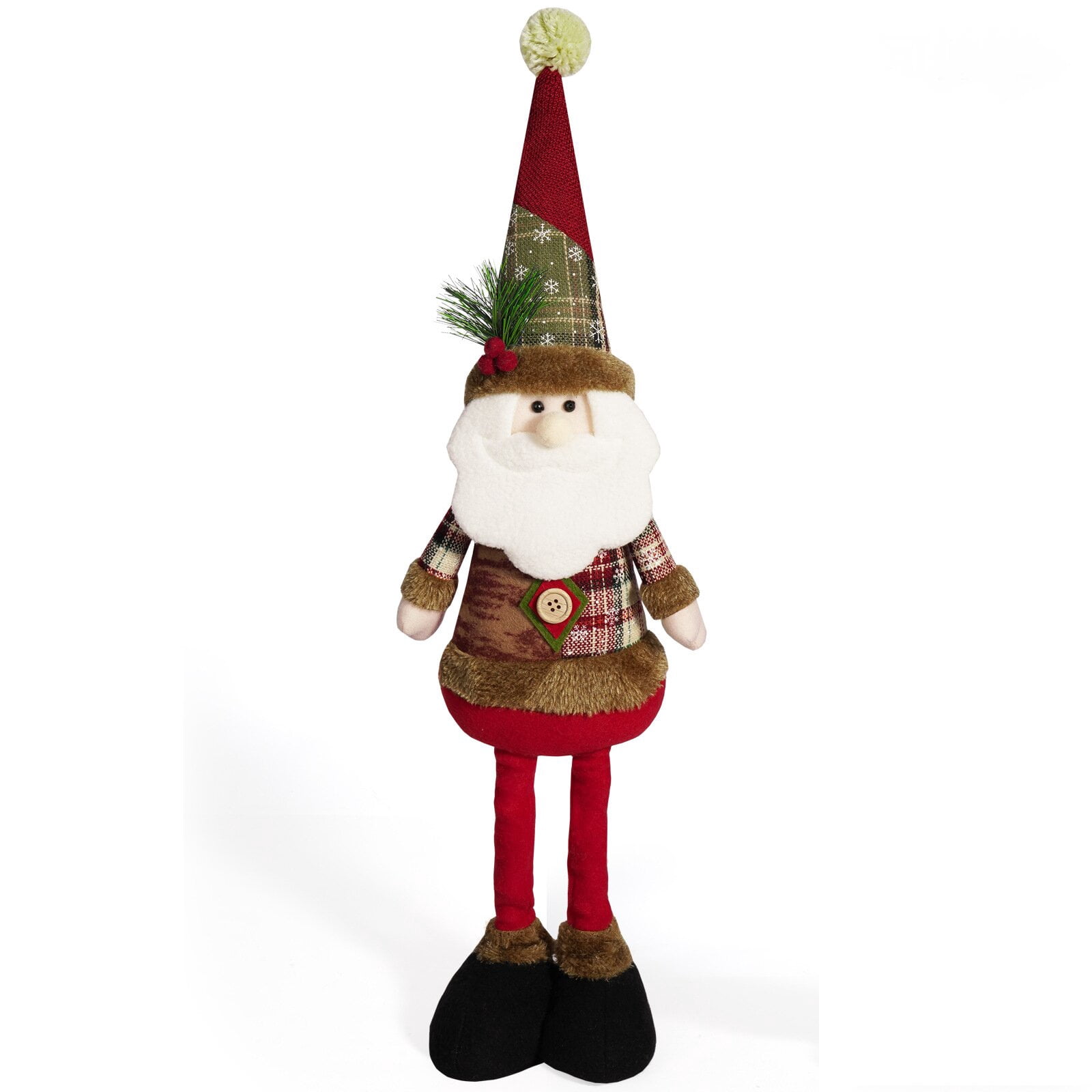 Christmas Telescopic Doll Decorations, Telescopic Spring Legs Snowman ...