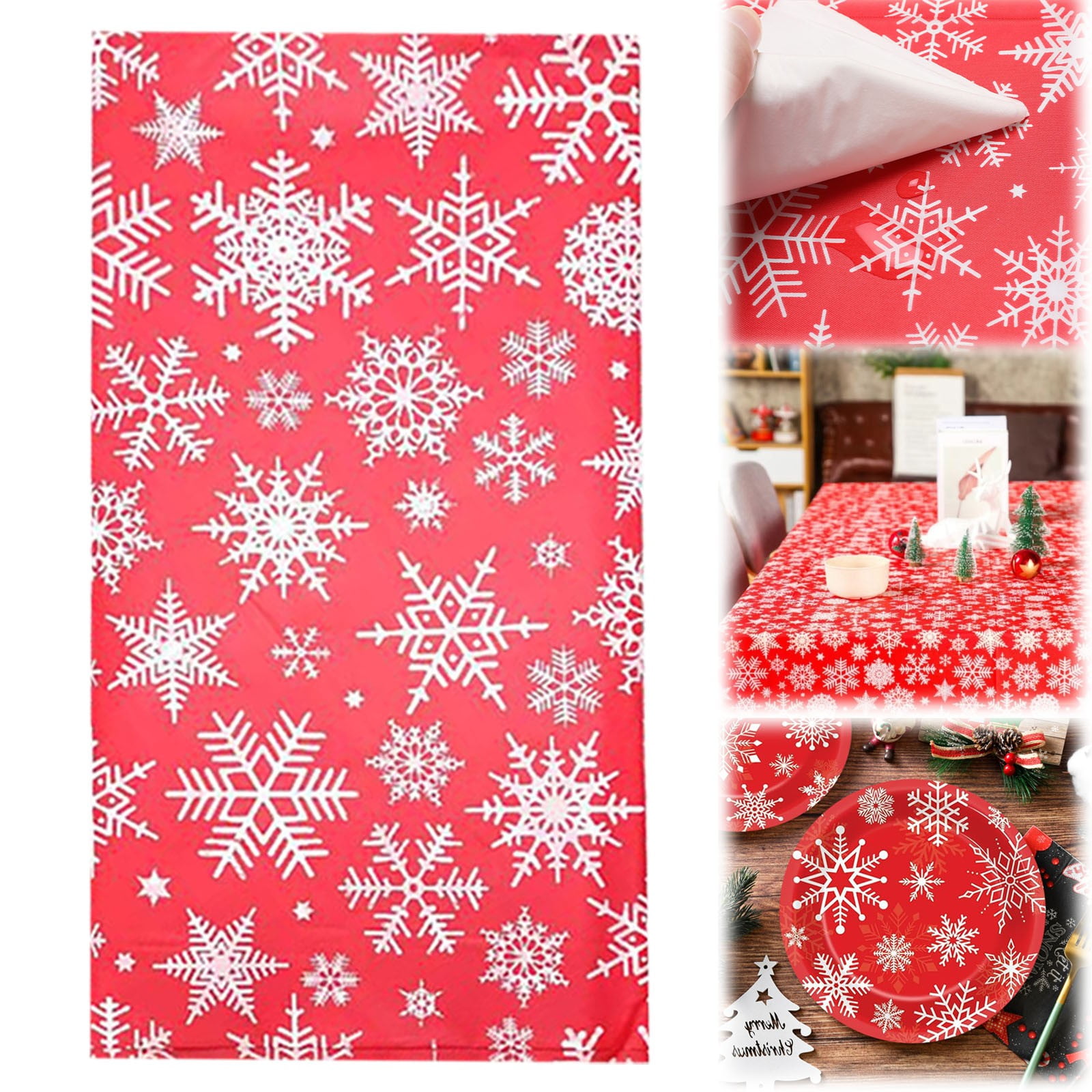 Christmas Theme Party Tableware Set - Disposable Merry Christmas ...