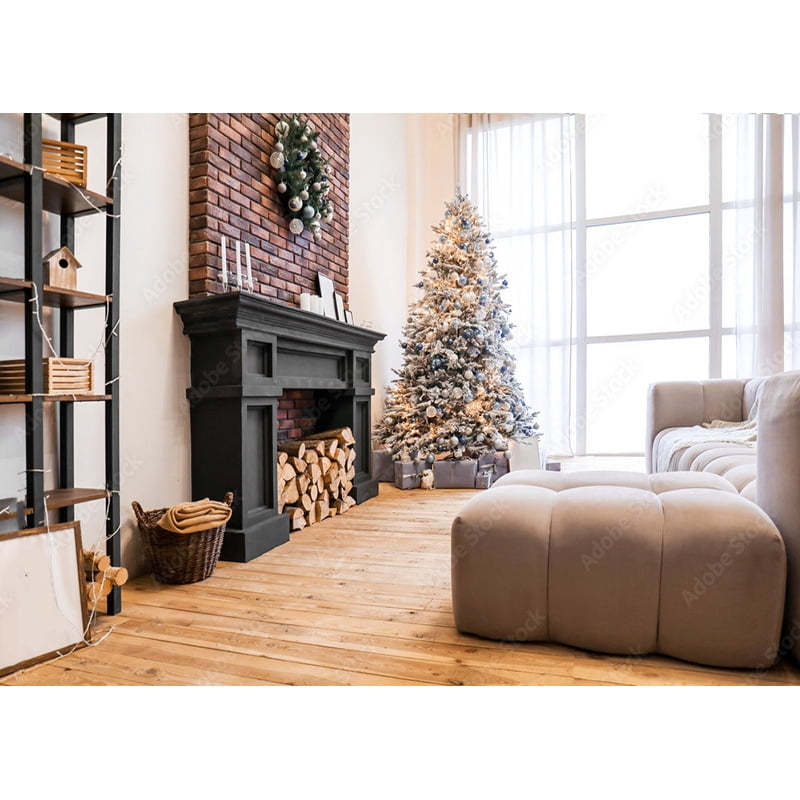 Christmas Theme Photography Background Snowman Christmas tree Children Portrait Backdrops For ...