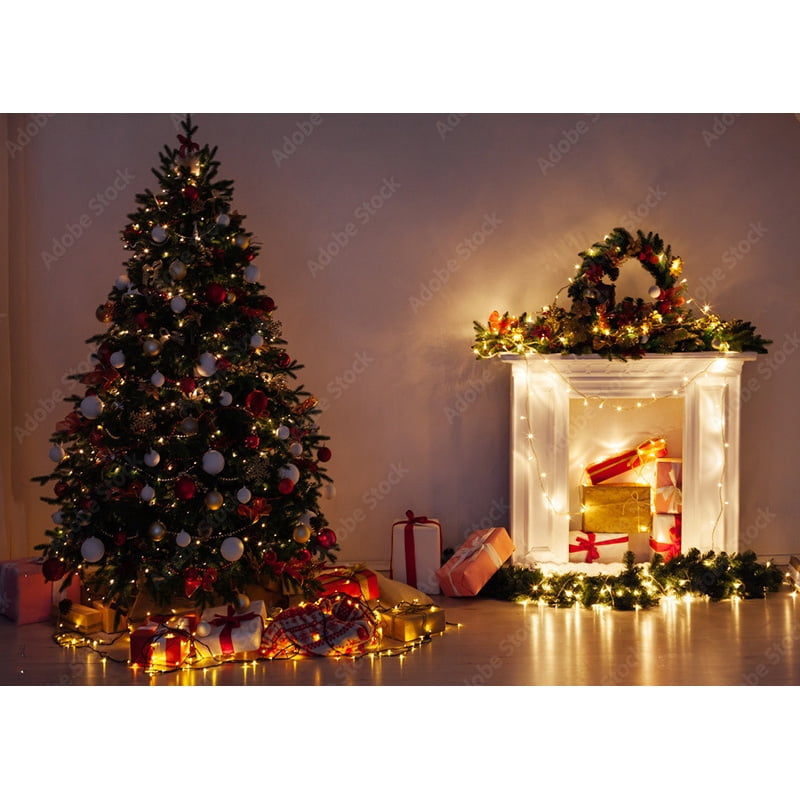Christmas Theme Photography Background Snowman Christmas tree Children Portrait Backdrops For ...