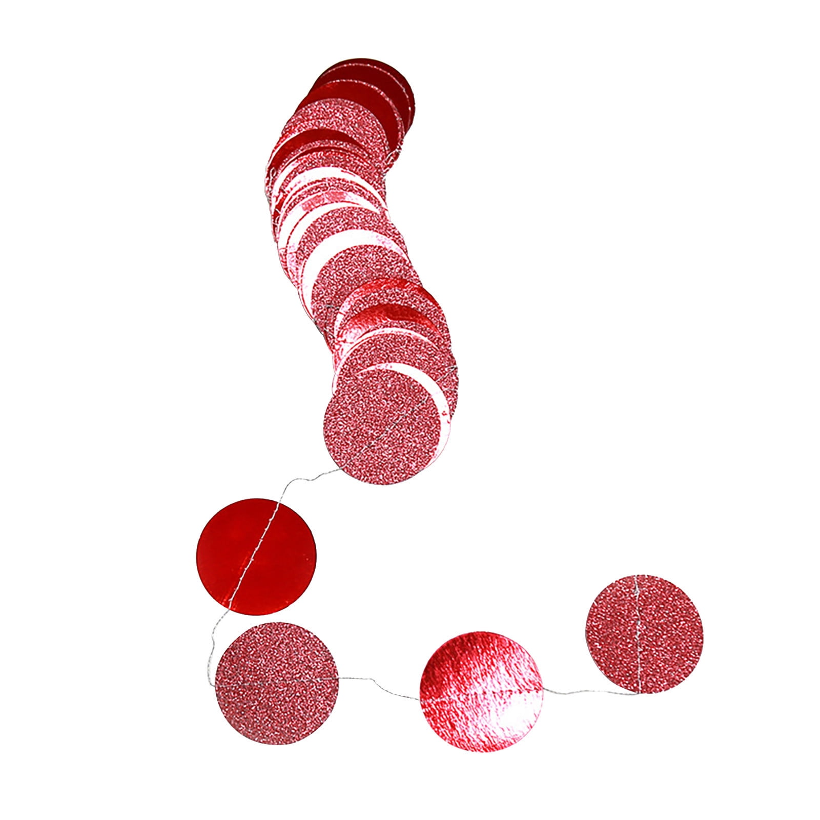 Christmas Theme Red And Green Round Piece Ornaments Christmas ...