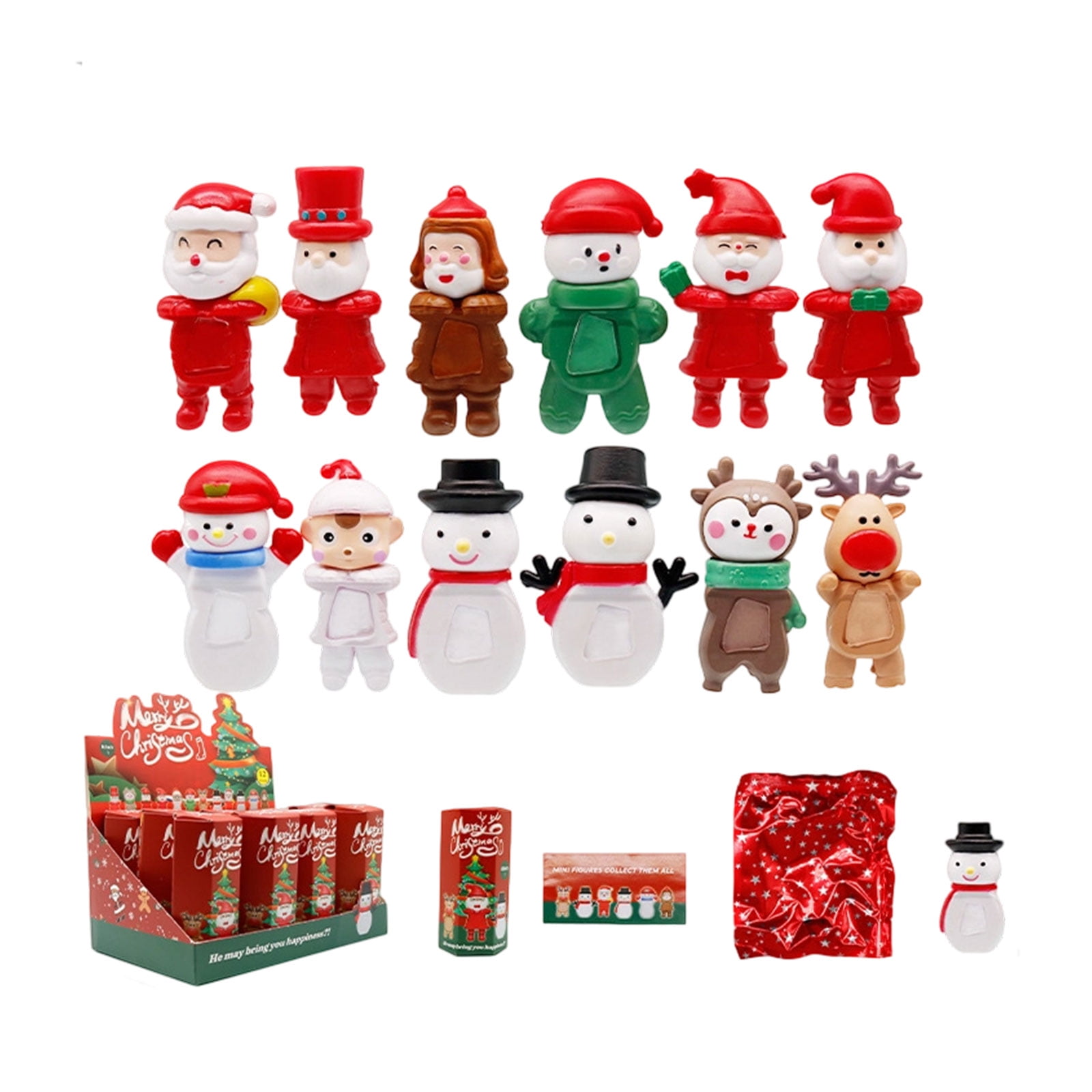 Christmas Themed Cartoon Character Finger Puppets Set for Kids Party ...