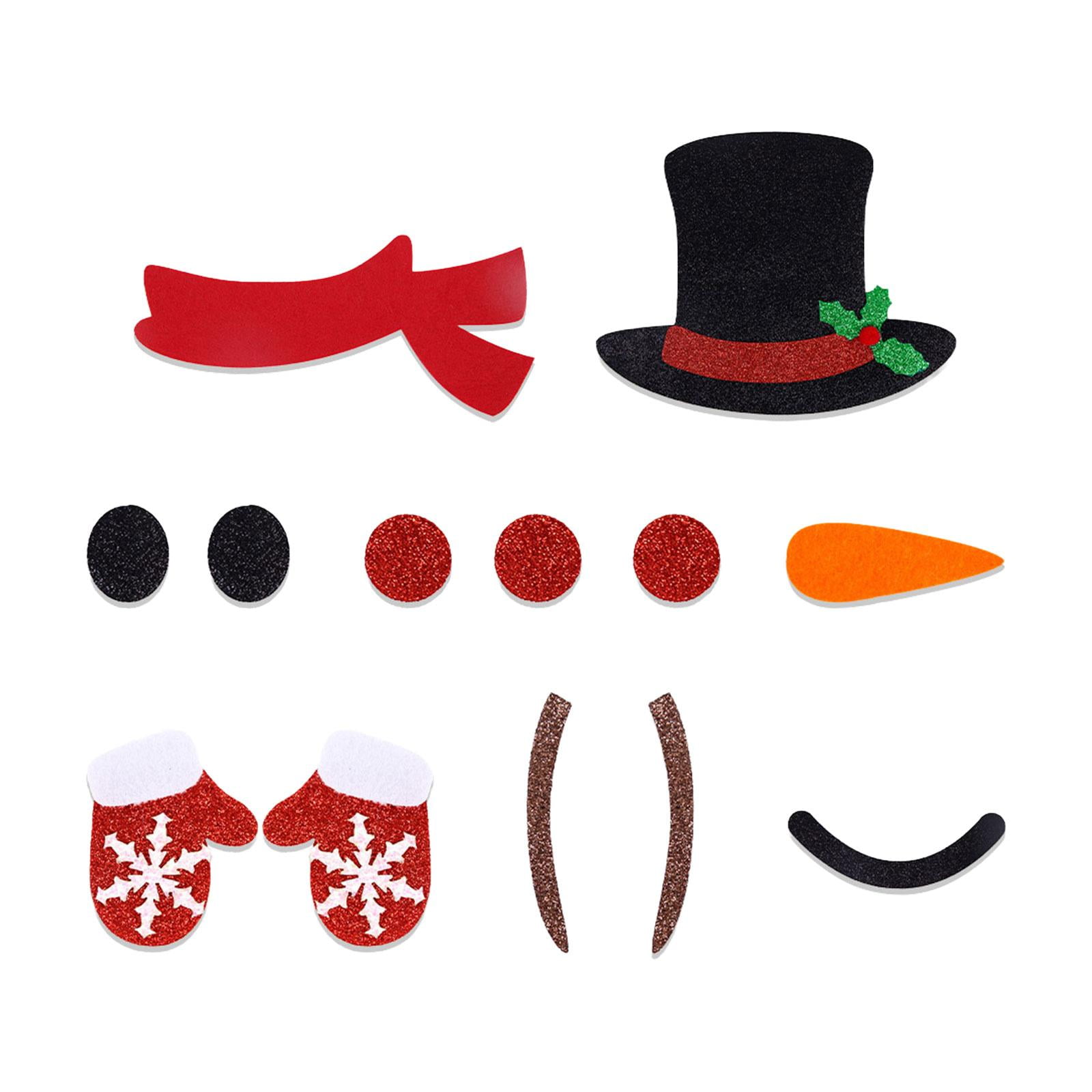 Christmas Themed Door Sticker Christmas Door Decorations, Felt Cloth ...