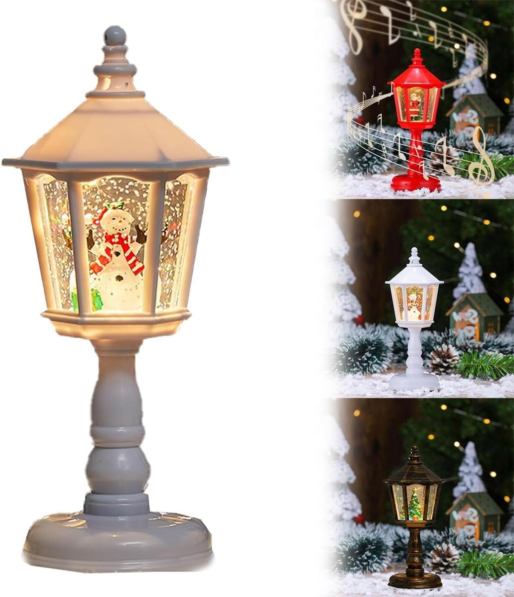Christmas Themed Light,Christmas Table Lamp with Music Luminous ...