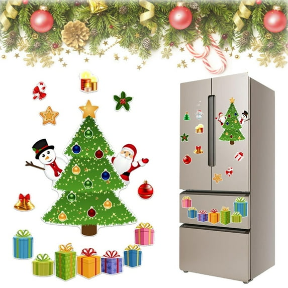 Christmas Themed Magnetic Sticker, 2025 Personalized Christmas ...