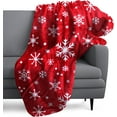 Christmas Throw Blanket for Stylish Warm Winter Cabin Throw - Red ...