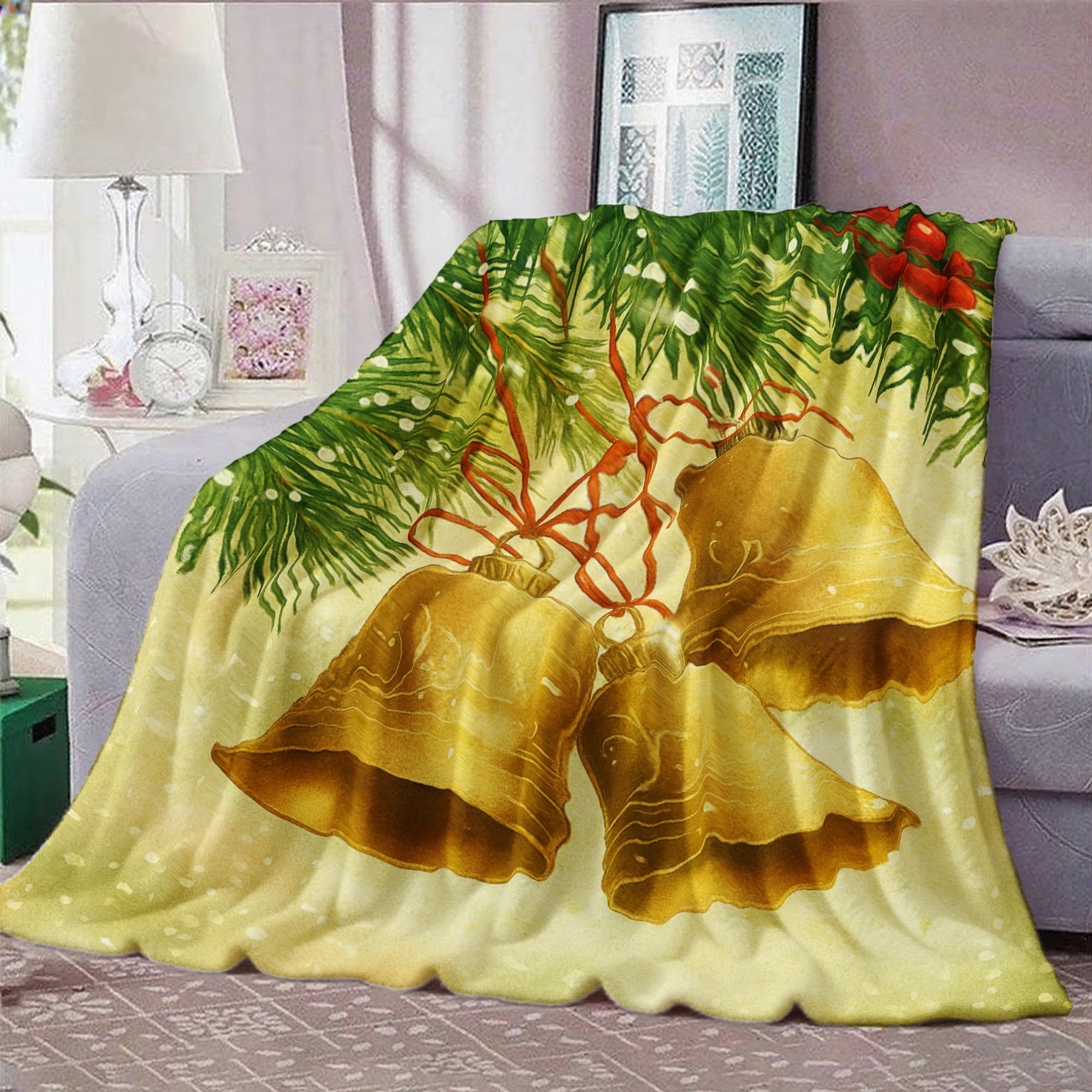 Christmas Throw Blankets for Women Men, Super Soft Flannel Fleece ...