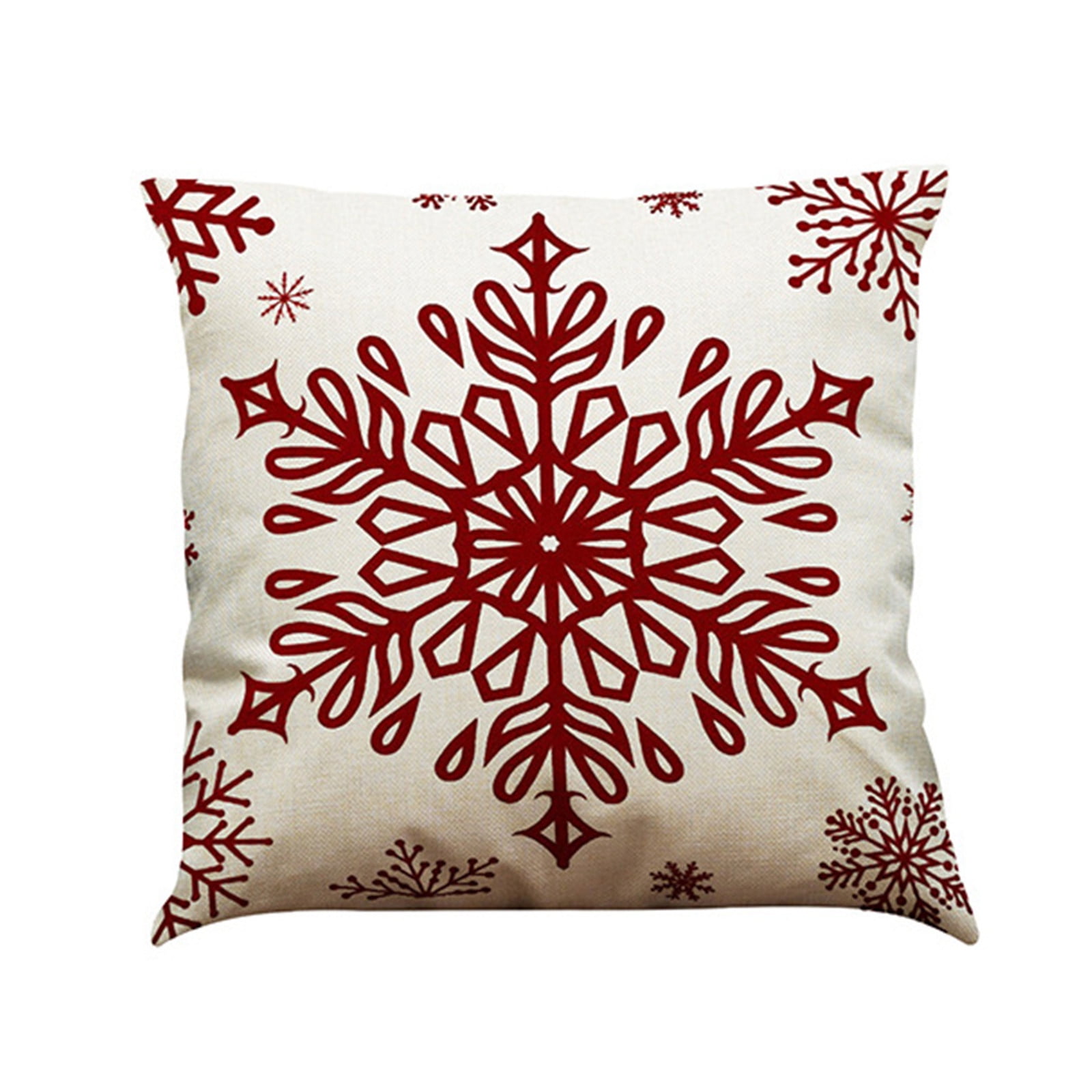 Christmas Throw Pillow Covers 18x18 Decorative Farmhouse Buffalo Plaid ...