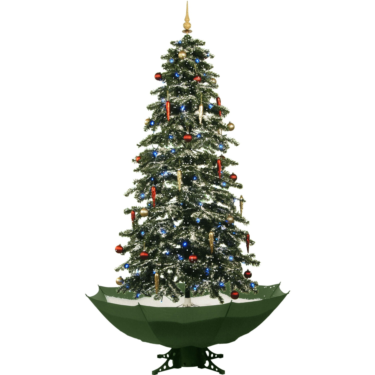 Christmas Time 67-In. Musical Indoor Holiday Decor with Animated Snow ...