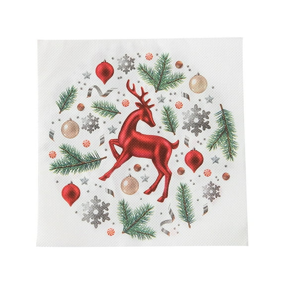Christmas Tissue Paper 60 Sheets Xmas Gift Wrapping Paper 33X33Cm/12 ...