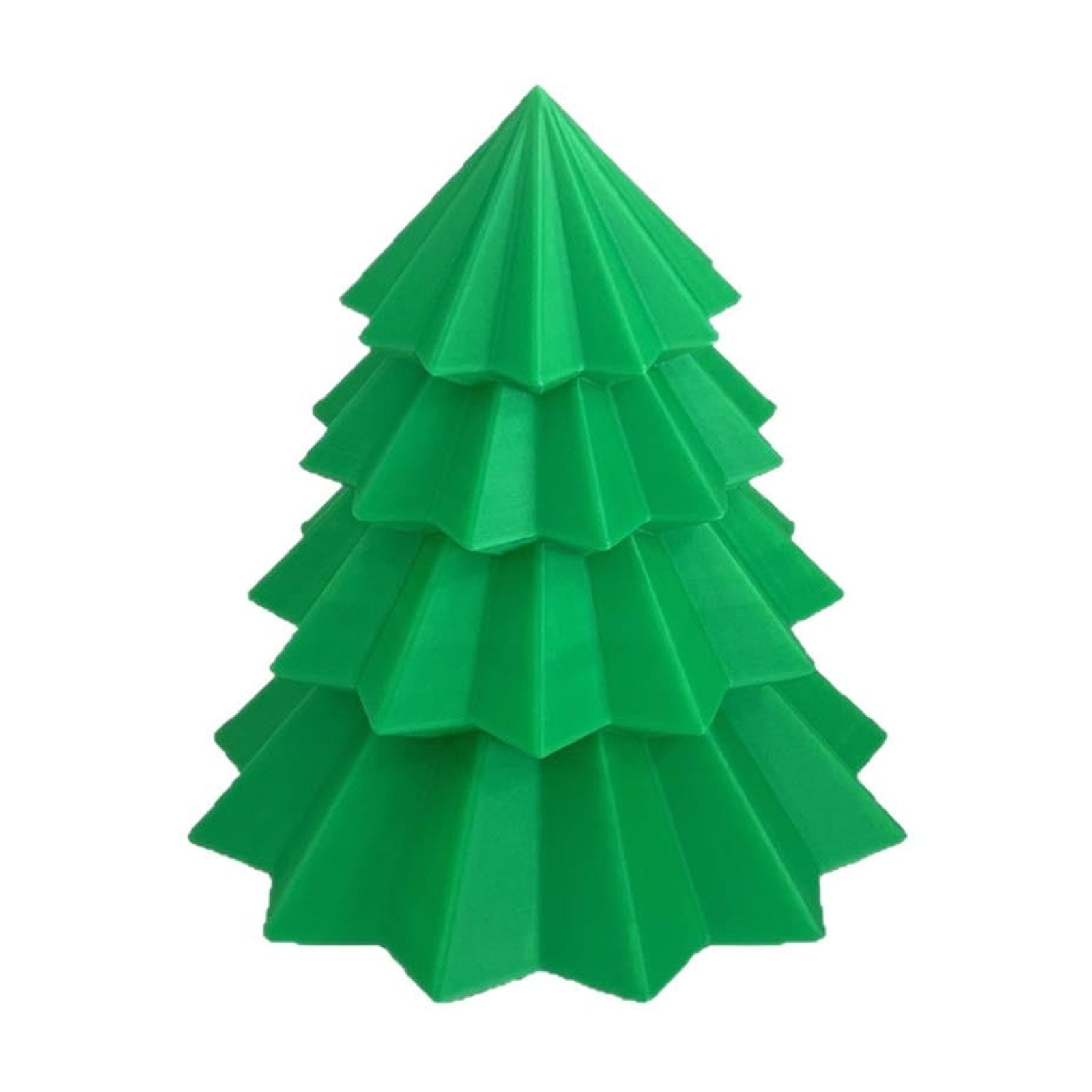 Christmas Tissue Paper Trees Green Xmas Paper Trees Centerpiece Table ...
