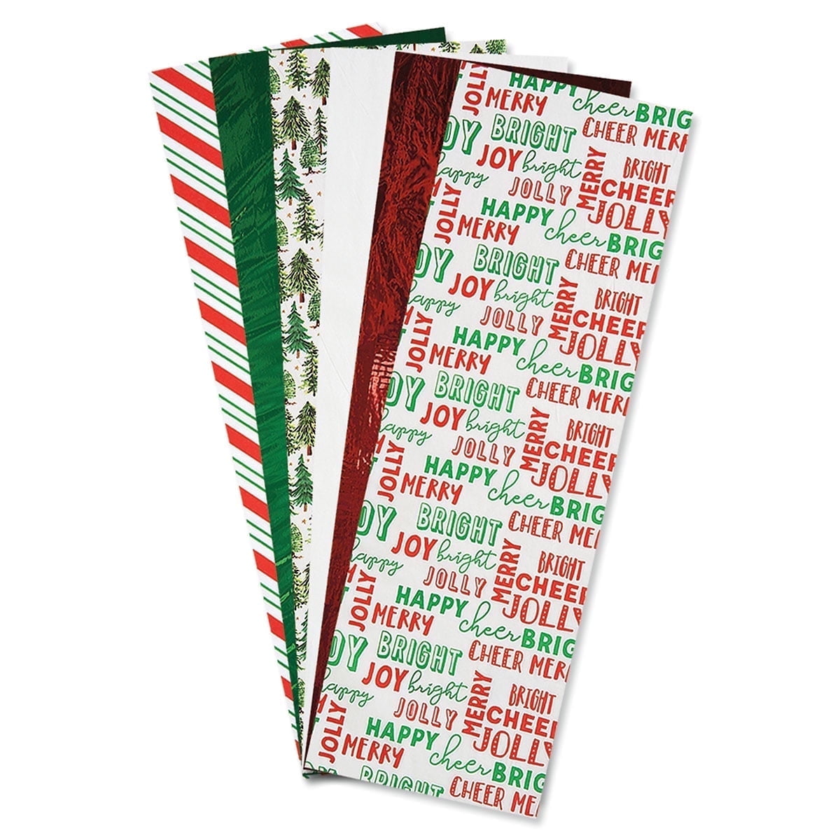 Walmart Xmas Tissue Value Pack- Gift Wrapping Paper, Prints/Solids, 100 ...