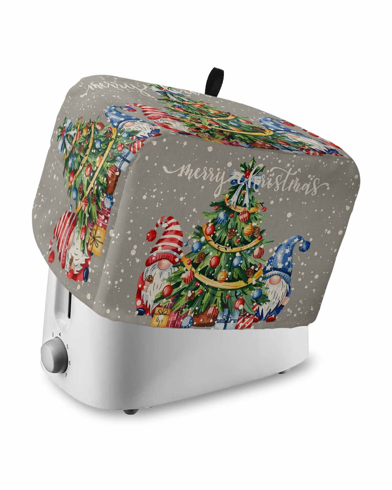 Christmas Toaster Cover 4 Slice, Large Kitchen Appliance Covers, Grey ...