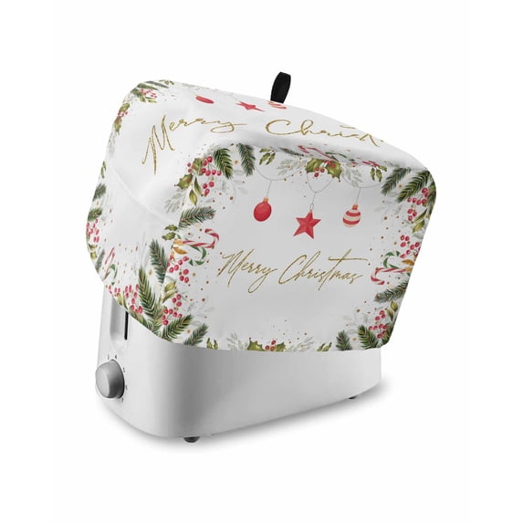 Christmas Toaster Cover 4 Slice, Large Kitchen Appliance Covers, Winter ...