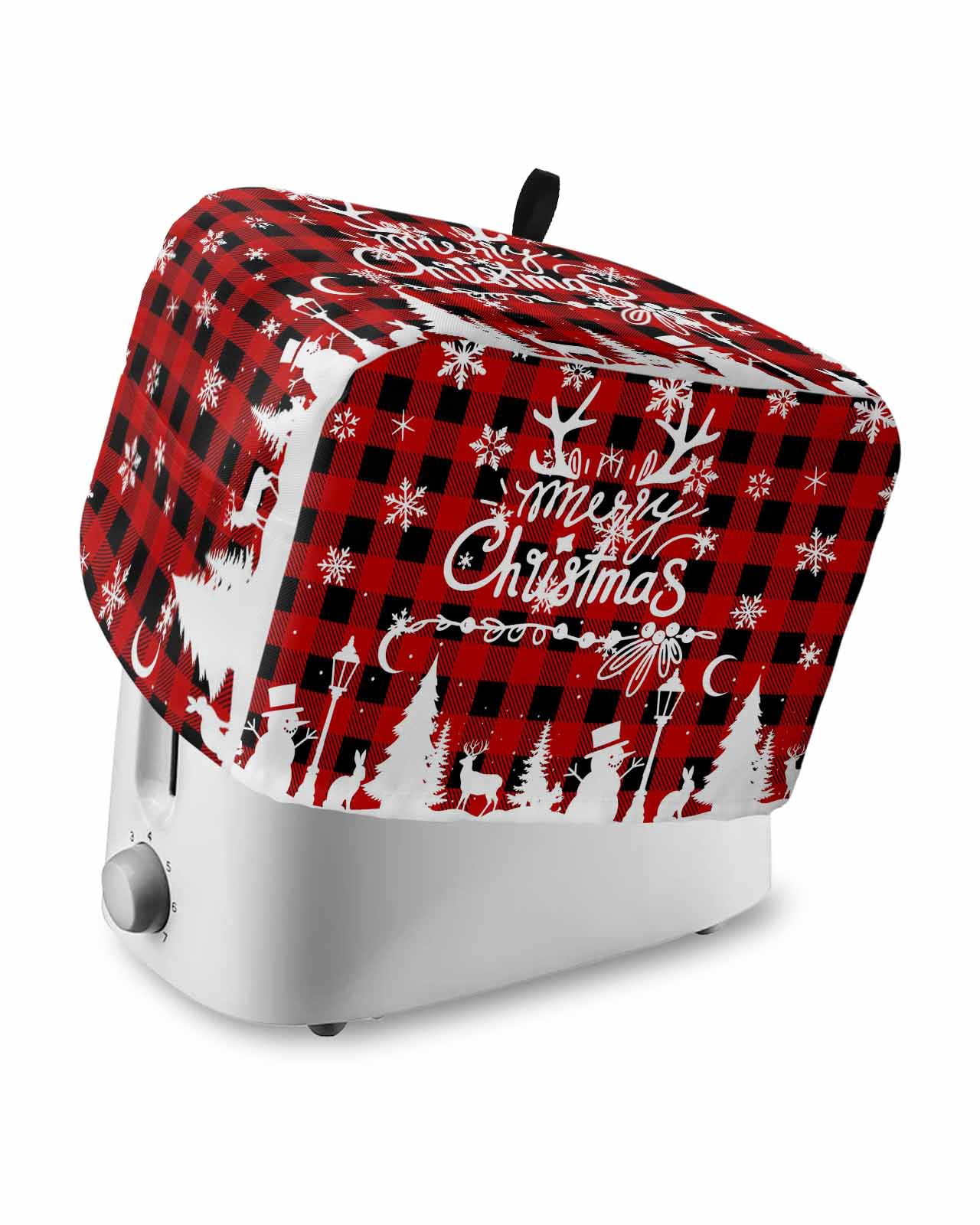 Christmas Toaster Cover 4 Slice, Large Kitchen Appliance Covers, Winter ...