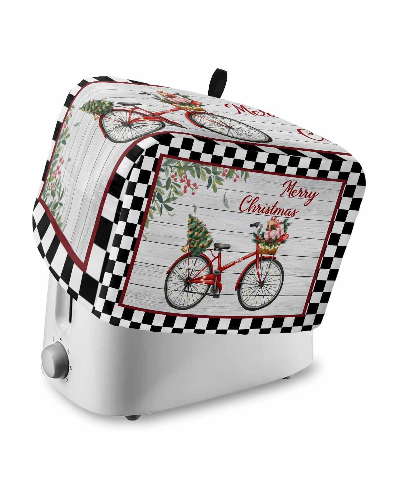 Christmas Toaster Cover 4 Slice, Large Kitchen Appliance Covers, Winter ...