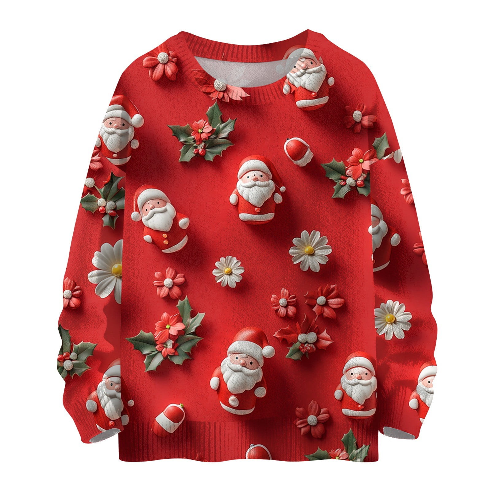 Christmas Toddler Girls Sweatshirt Knit Christmas Sweater Toddler Girl ...