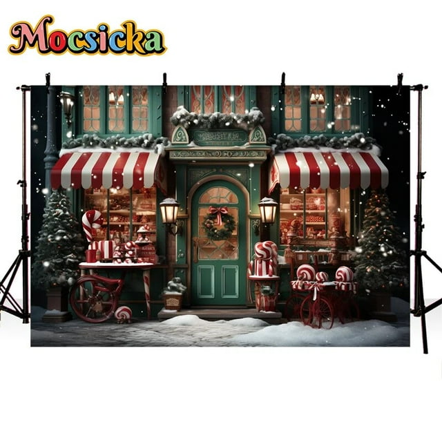 Christmas Toy Store Backdrop Kids Portrait Photography Props Adult ...