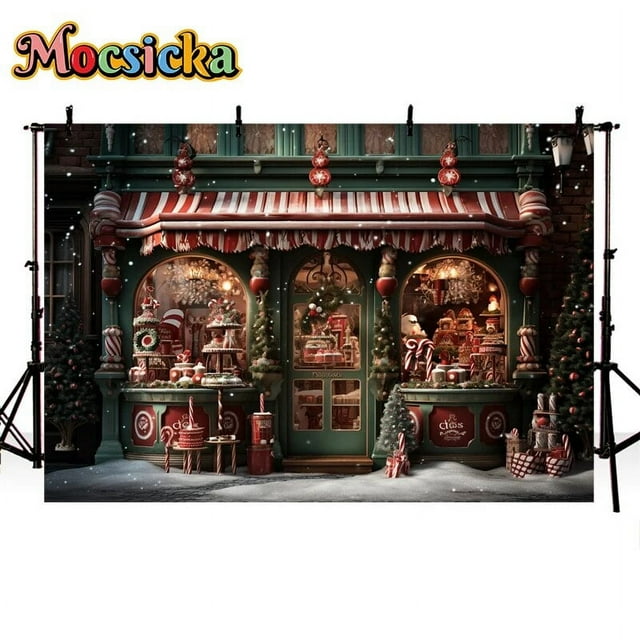 Christmas Toy Store Backdrop Kids Portrait Photography Props Adult ...