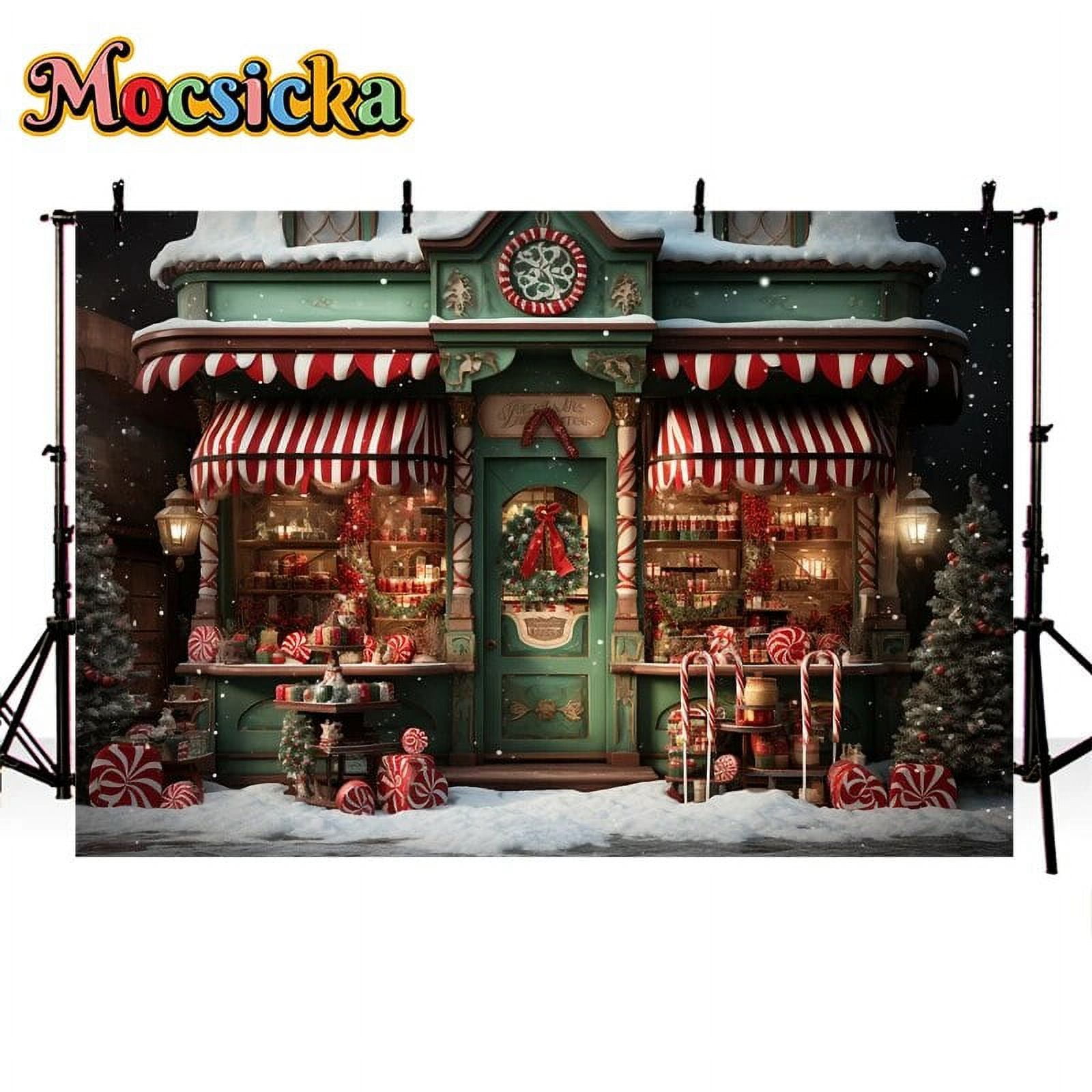 Christmas Toy Store Backdrop Kids Portrait Photography Props Adult ...