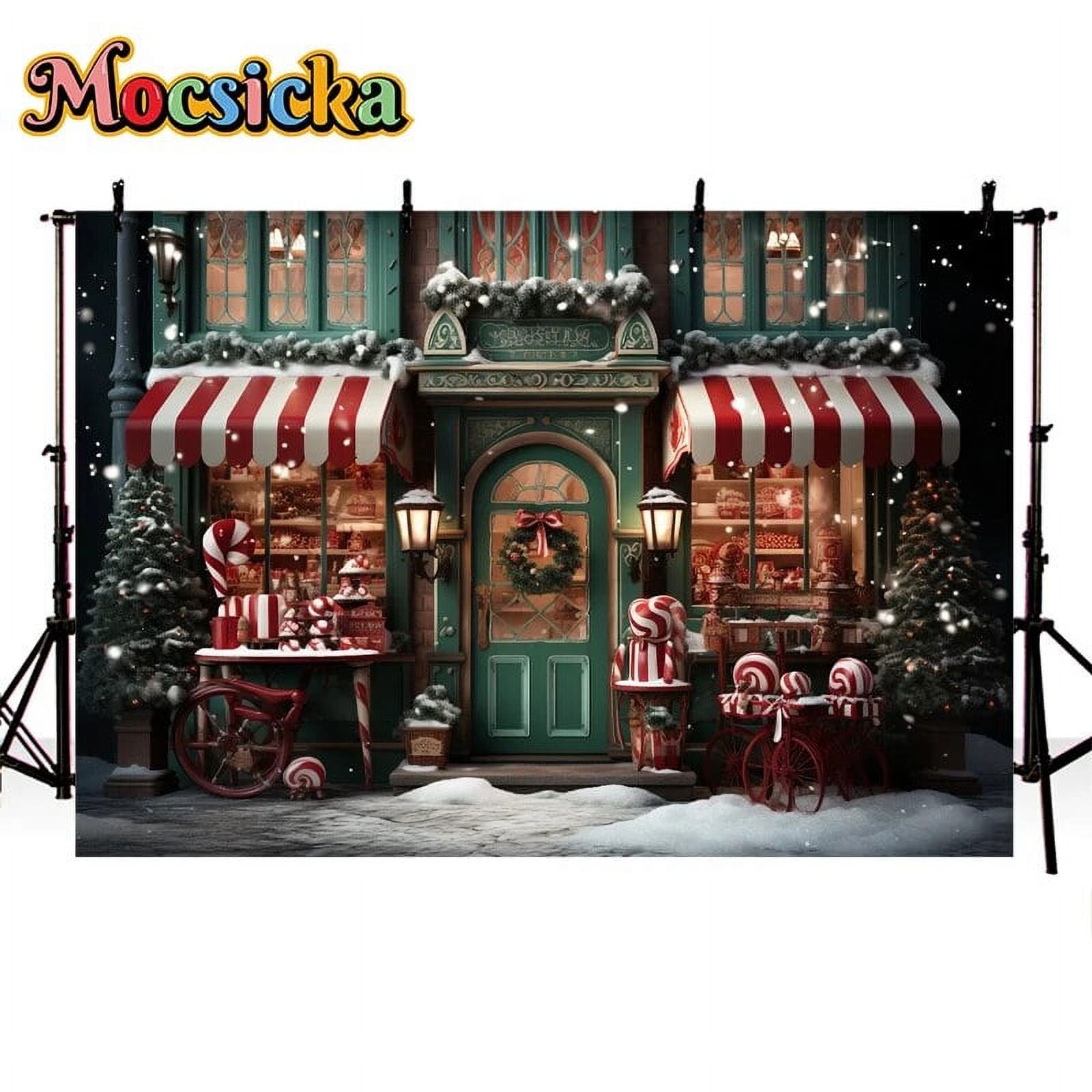 Christmas Toy Store Backdrop Kids Portrait Photography Props Adult ...