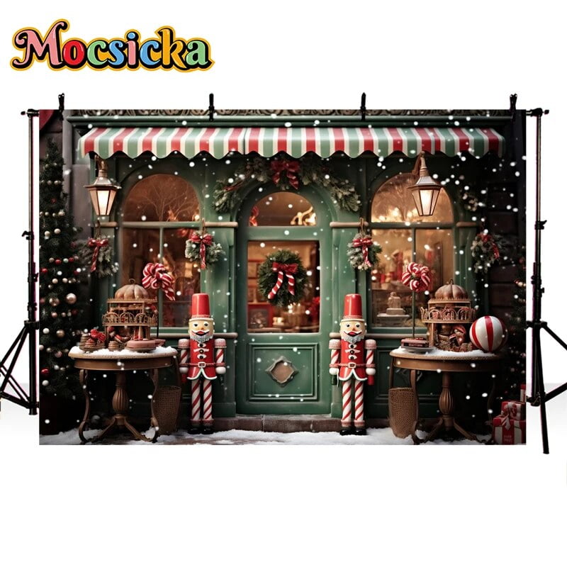 Christmas Toy Store Backdrop Kids Portrait Photography Props Adult ...