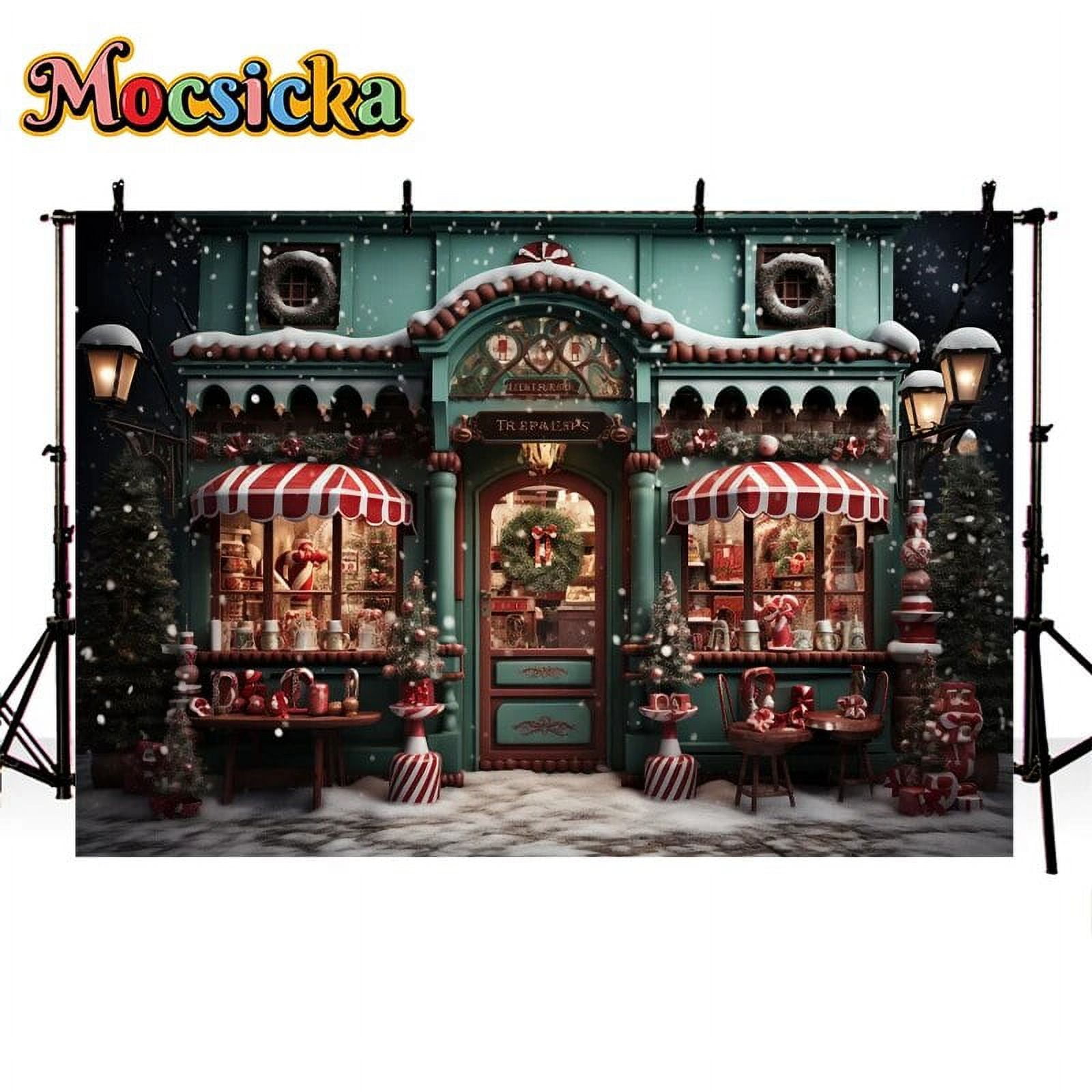 Christmas Toy Store Backdrop Kids Portrait Photography Props Adult ...