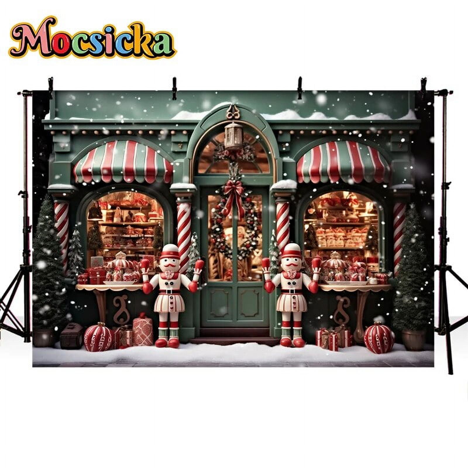 Christmas Toy Store Backdrop Kids Portrait Photography Props Adult ...