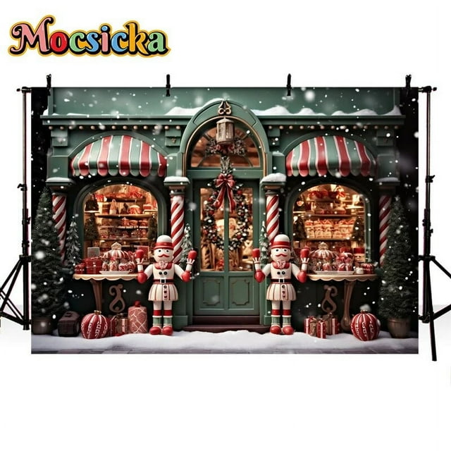 Christmas Toy Store Backdrop Kids Portrait Photography Props Adult ...