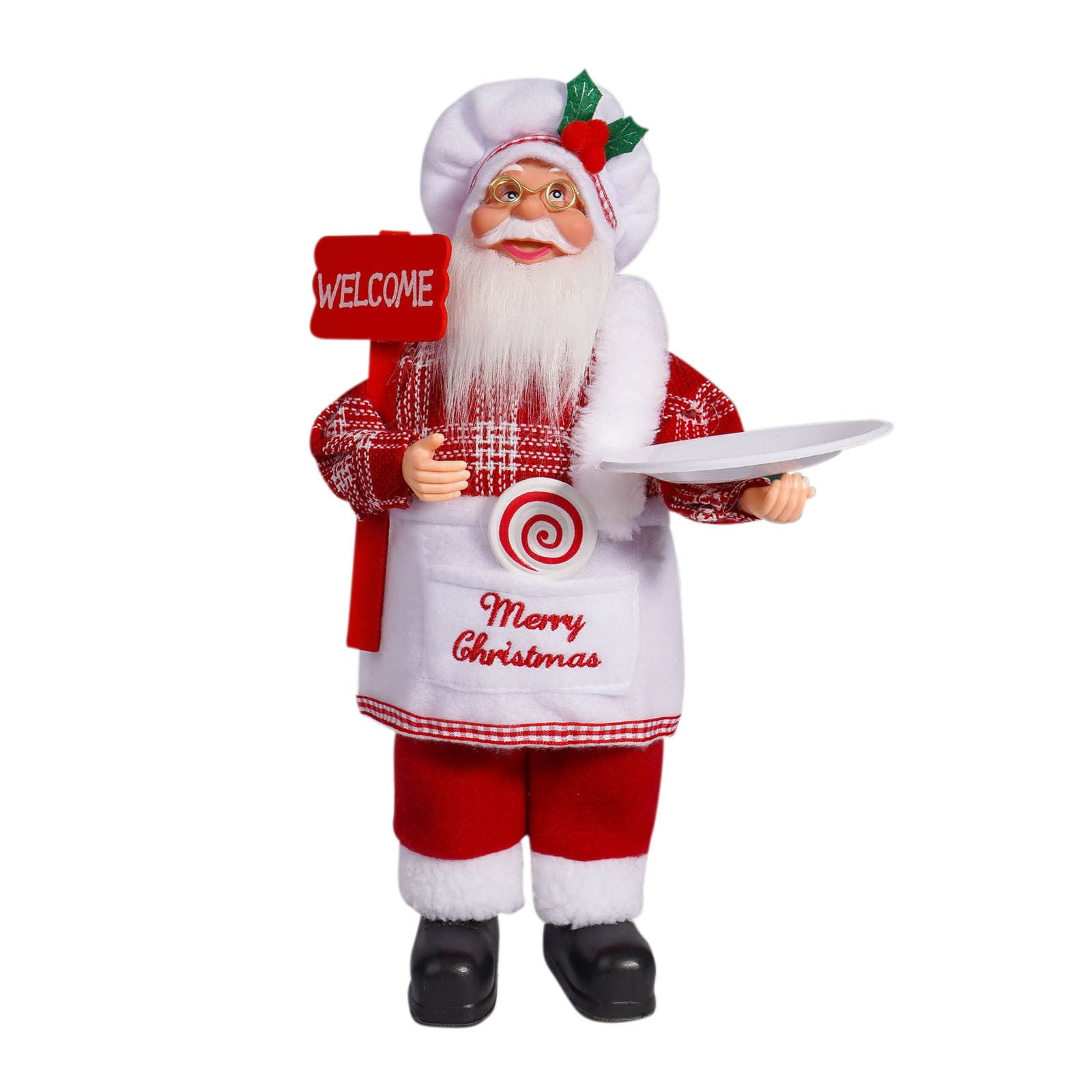 Christmas Toys Christmas 12 Inch Cute Santa Claus Doll Standing Posture ...